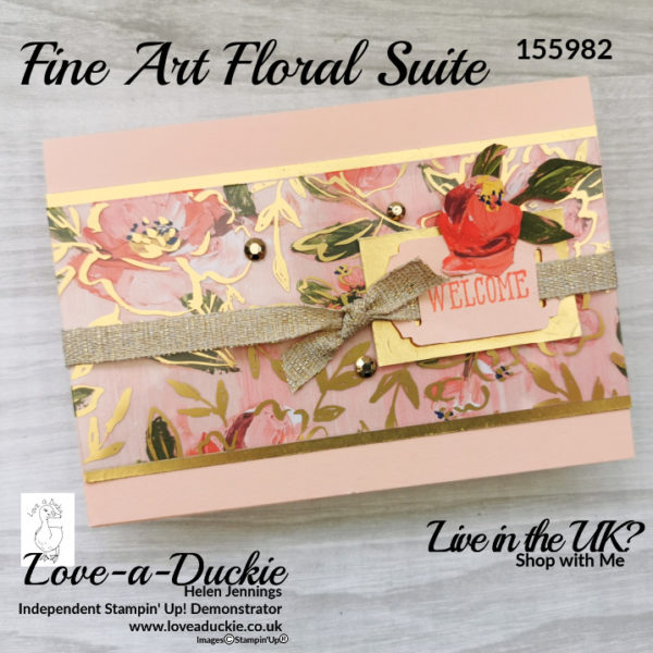 A Simple But Beautiful Welcome Card - Love A Duckie