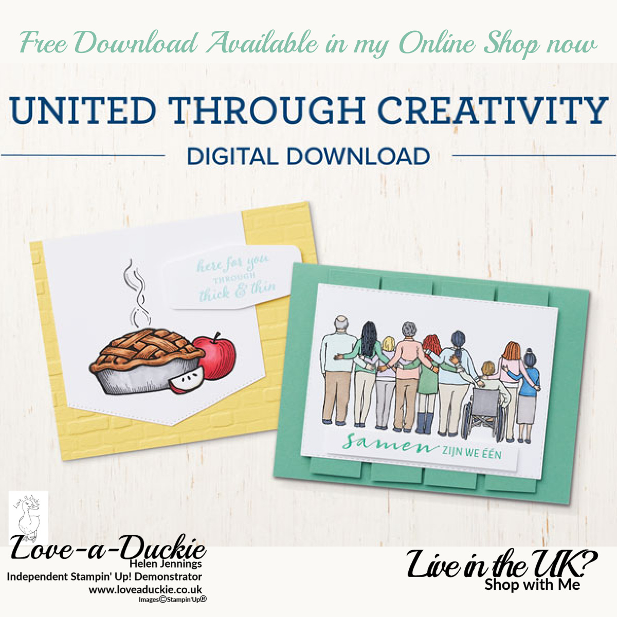 Free Digital Card Making Download - Love A Duckie