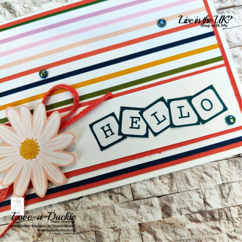 Creating A Simple Hello Card - Love A Duckie