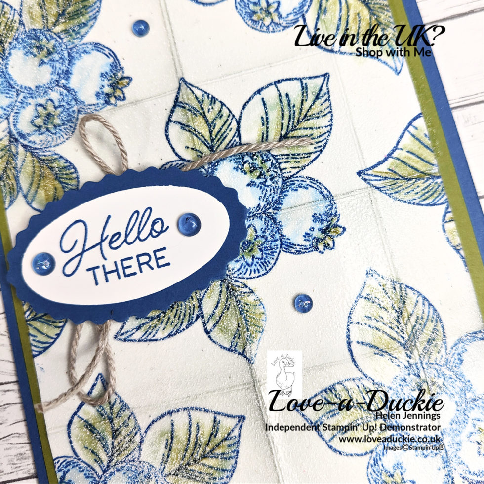 A Faux Tile Effect Card - Love A Duckie