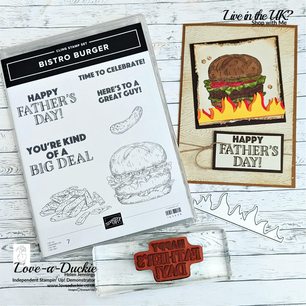 A Burger Card for Father's Day - Love A Duckie